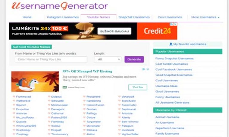 TOP 12 Best YouTube Name Generators [Free to Use] - Vlogtribe